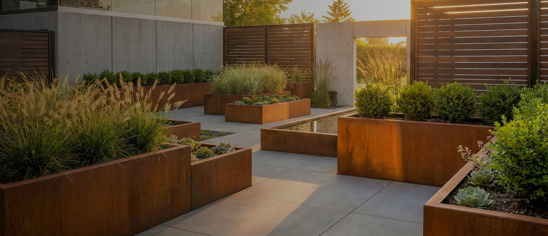 PlanterCraft | Large Corten Steel Planters - Made in the USA – Plantercraft